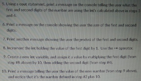 Solved 2. Define a string variable named digits: string | Chegg.com