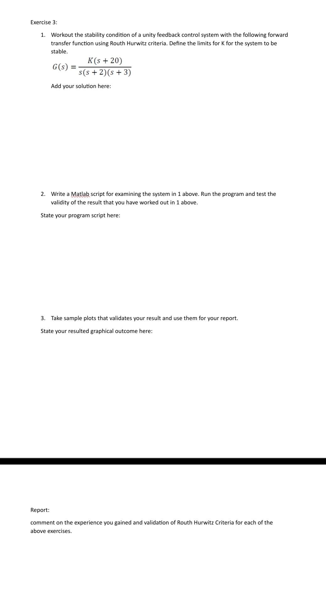 Solved Tutorial Assignment 1: Simulating transfer function | Chegg.com