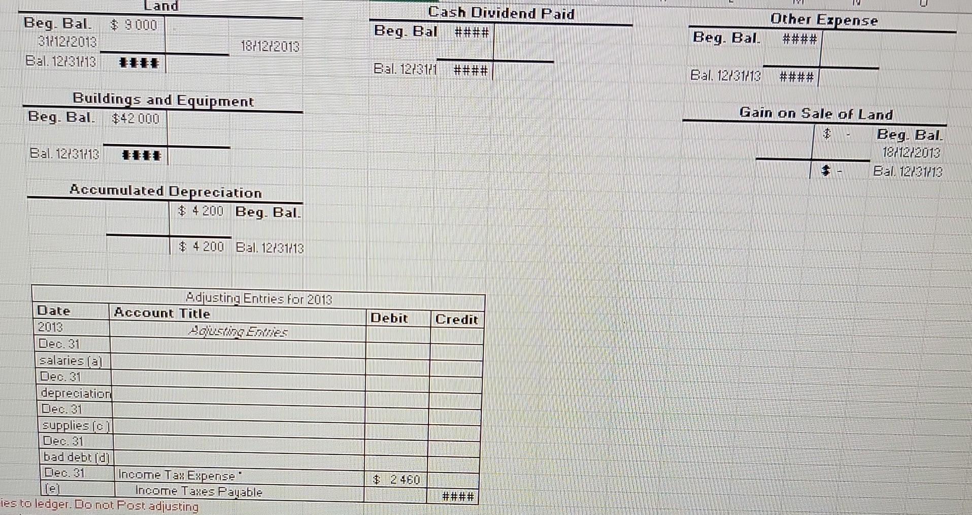 Solved Comprehensive On November 30,2013 , Davis Company had | Chegg.com