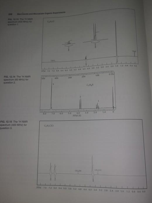 Solved JESTIONS 1. Propose structures consistent with the | Chegg.com