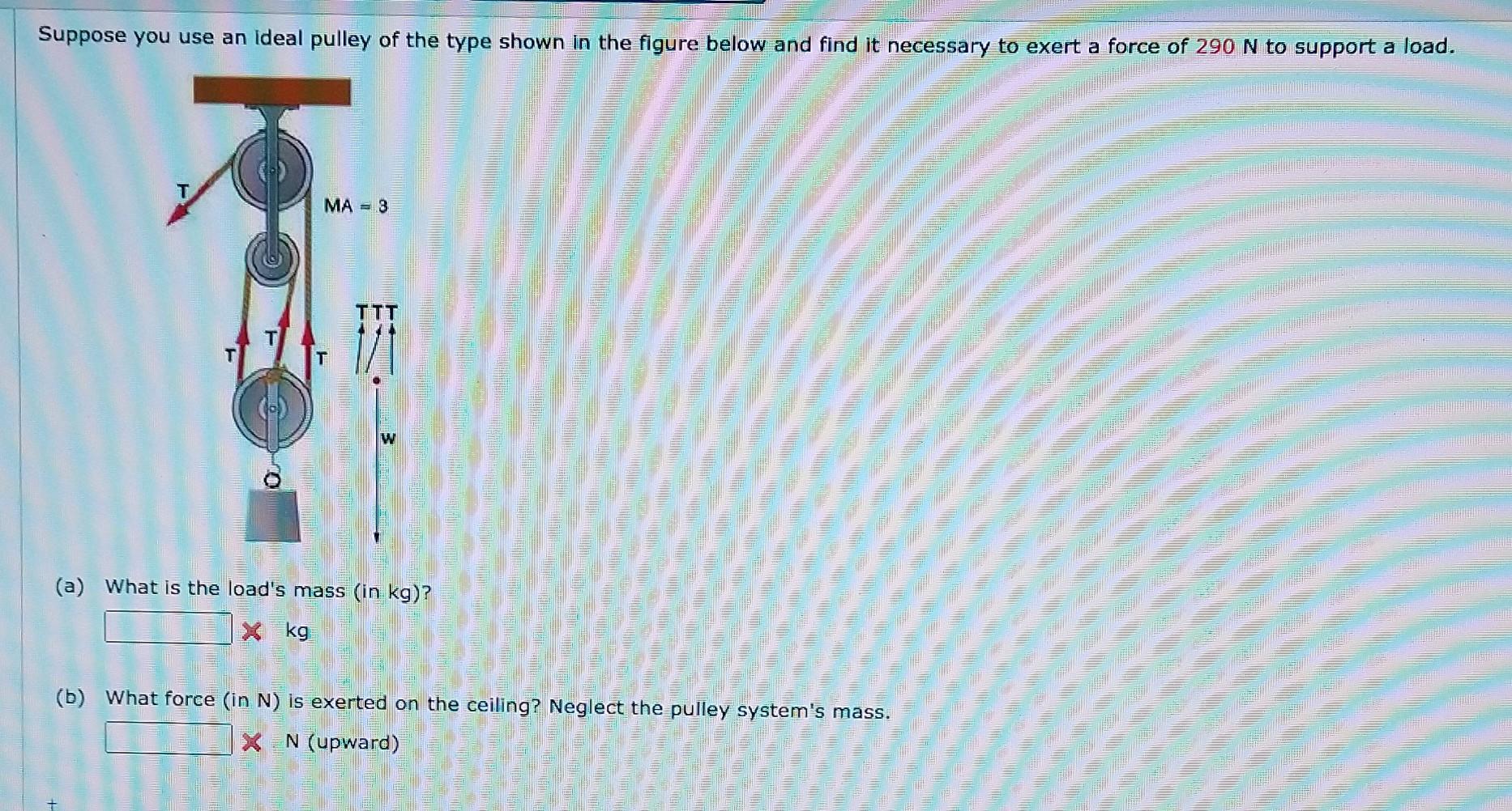 Solved Suppose you use an ideal pulley of the type shown in | Chegg.com