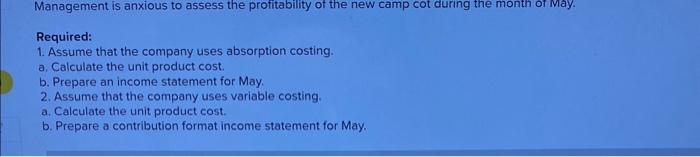 Solved Problem 6-20 (Algo) Variable and Absorption Costing | Chegg.com