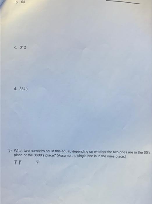 Solved 2) Convert the following numbers into Babylonian: a. | Chegg.com
