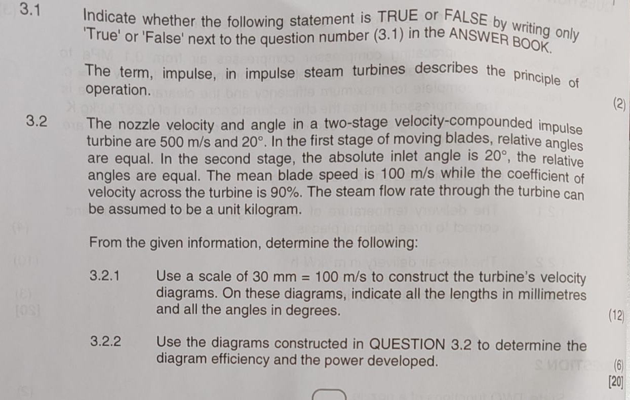 Solved 3.1 ﻿Indicate whether the following statement is TRUE | Chegg.com