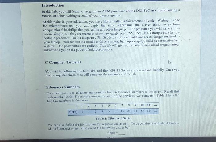 Solved Introduction In this lab, you will leam to program an | Chegg.com