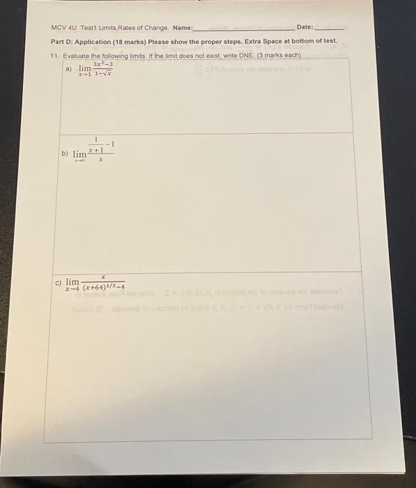 Solved Part D: Application (18 marks) Please show the proper | Chegg.com