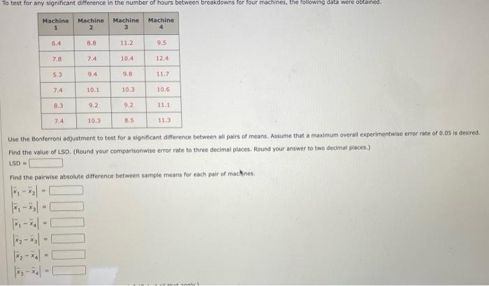 Solved To test for any significant difference in the number | Chegg.com