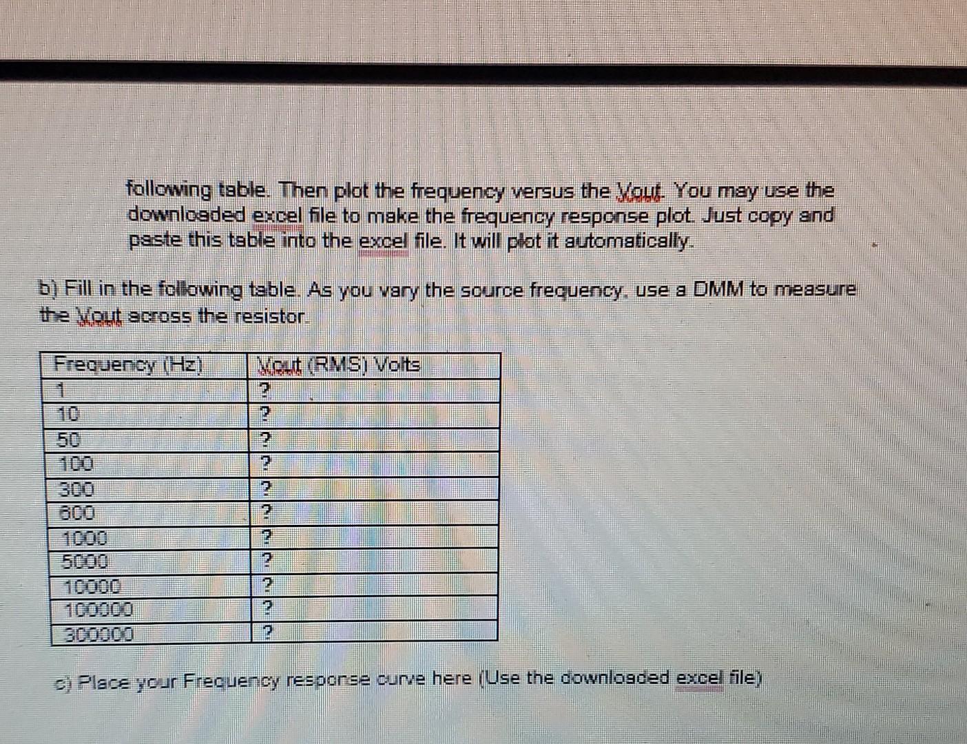Solved 1. Use MultiSim to CONSTRUCT your own "Low Pass | Chegg.com