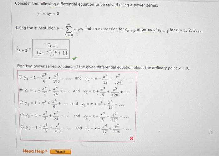 Solved Consider the following differential equation to be | Chegg.com