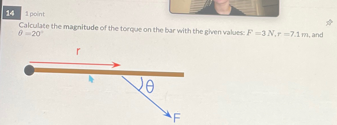 Solved 141 ﻿pointCalculate the magnitude of the torque on | Chegg.com