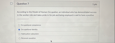 Solved Question 71 ﻿ptsAccording to the Model of Human | Chegg.com