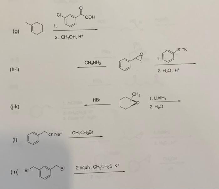 Solved OOH 1. (9) 2. CH3OH, H+ SK 1. CH3NH2 (h-i) 2. H2O.H | Chegg.com