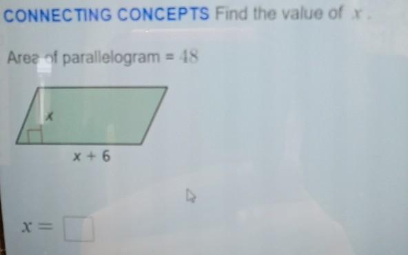 Solved CONNECTING CONCEPTS Find the value of x.Arez of | Chegg.com