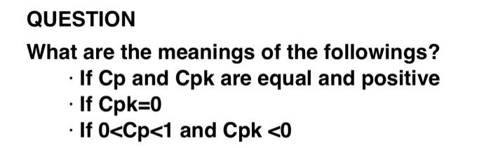 Solved QUESTION What are the meanings of the followings? - | Chegg.com