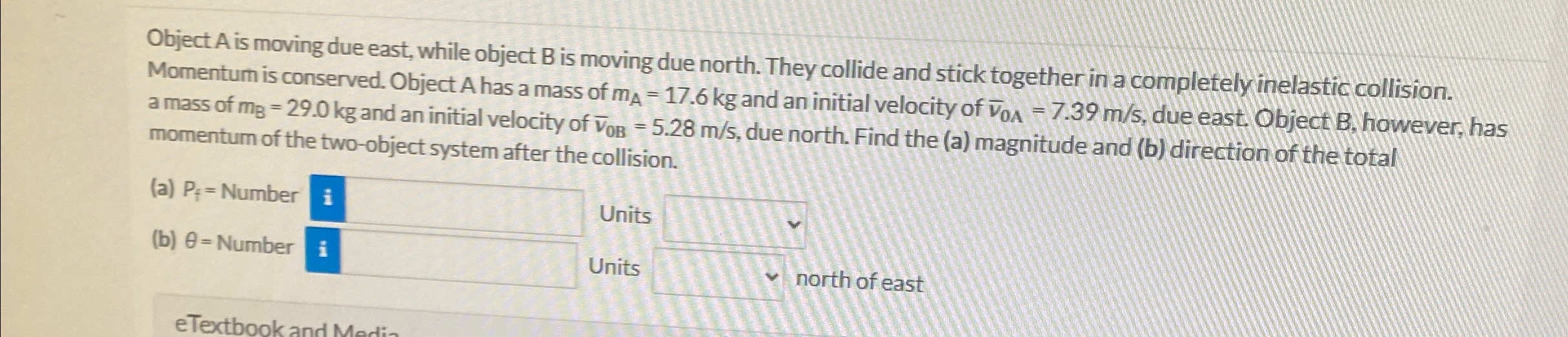 Solved 11- ﻿Object A ﻿is moving due east, while object B ﻿is | Chegg.com