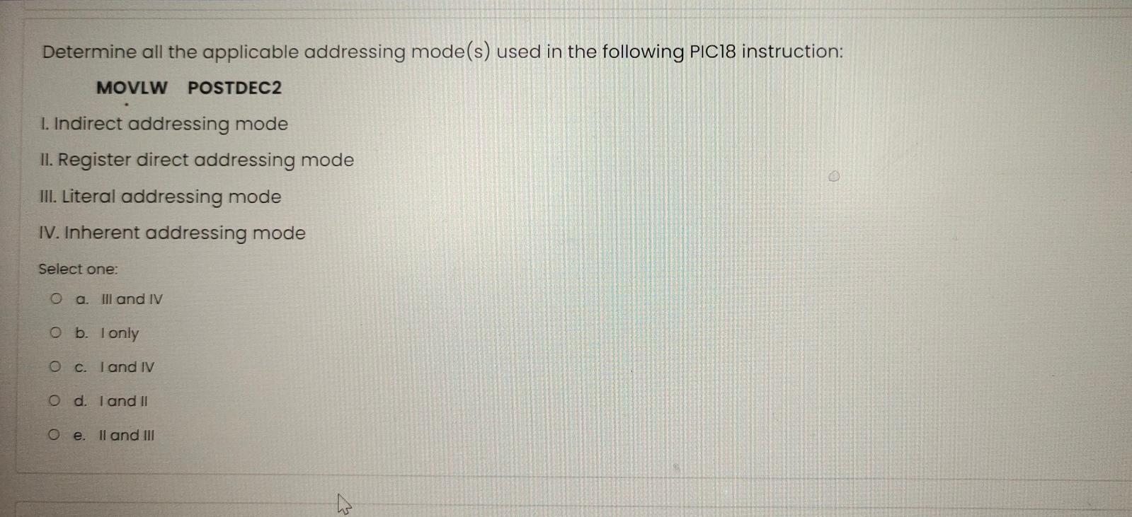 Solved Determine all the applicable addressing mode(s) used | Chegg.com
