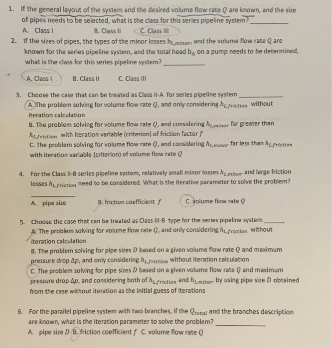 Solved Need help making sure these are the correct answer. | Chegg.com