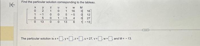 Solved Find the particular solution corresponding to the | Chegg.com
