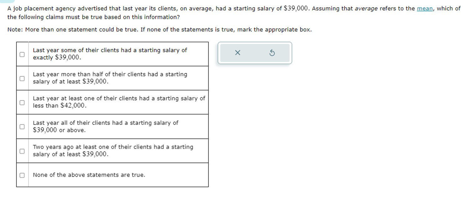A job placement agency advertised that last year its | Chegg.com