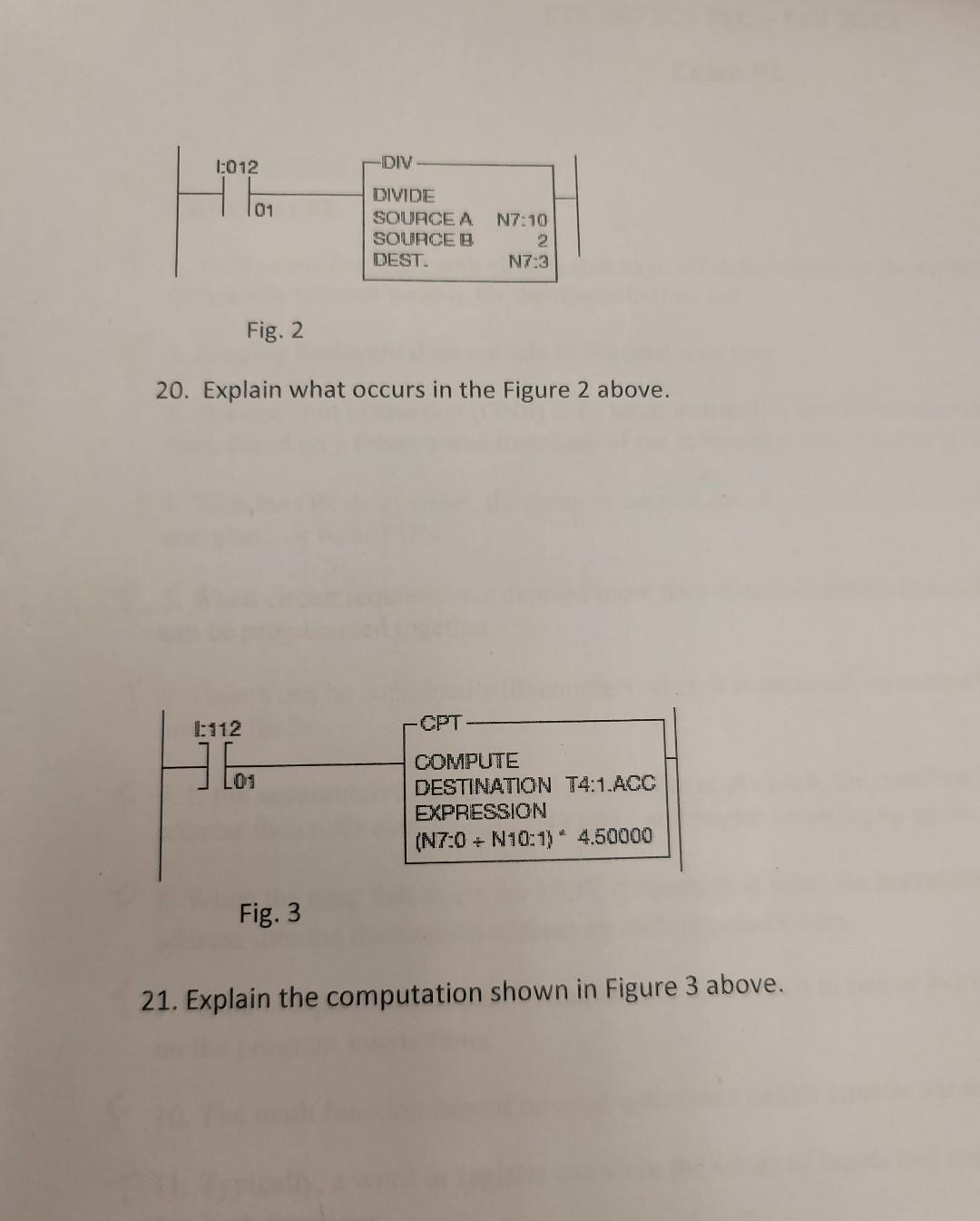 Solved Fig. 2 20. Explain what occurs in the Figure 2 above. | Chegg.com