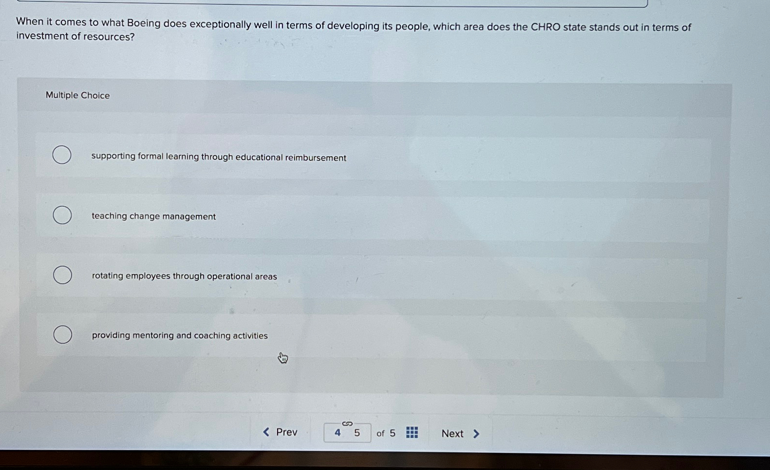 Solved When it comes to what Boeing does exceptionally well | Chegg.com