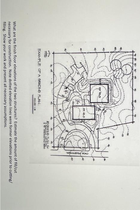 [Solved]: What are the finish floor elevations of the two s