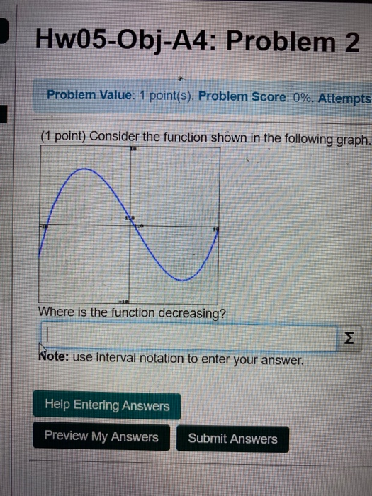 Solved Hw05-Obj-A4: Problem 2 Problem Value: 1 point(s). | Chegg.com