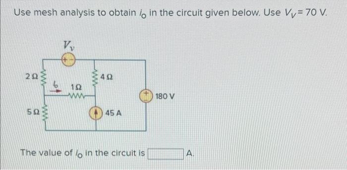 Solved In the circuit given below, R=4Ω. Apply mesh analysis | Chegg.com