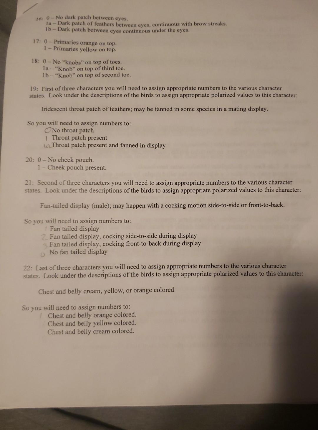 The PHYLOGENETIC TREE Exercise: Character Matrix5: 0 | Chegg.com