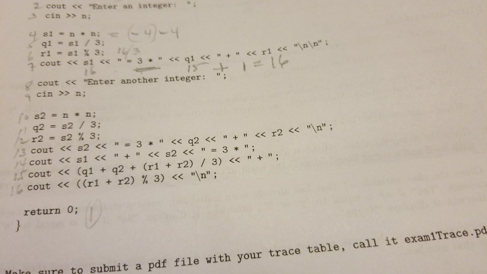 Solved "n n "; 2 cout n; a si | Chegg.com