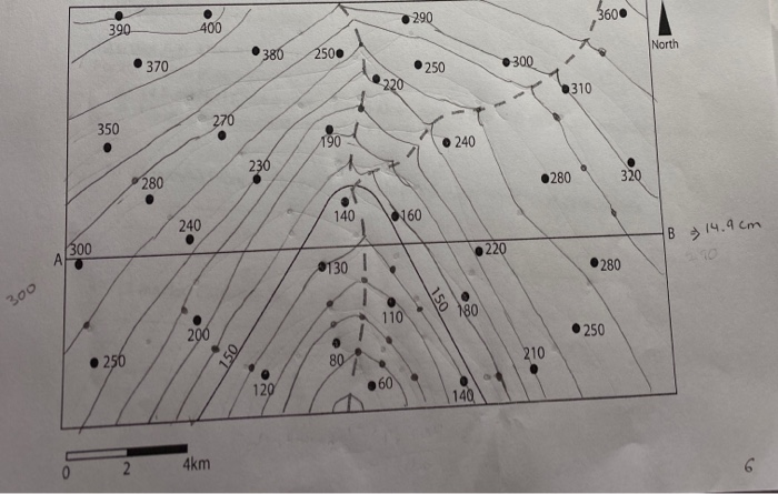 Solved Exercise 1-4: CROSS-SECTION. For the map in Figure 2, | Chegg.com