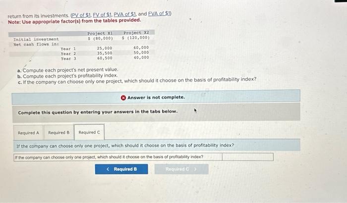 Solved Exercise 26-10 (Static) Net present value, unequal | Chegg.com