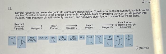 Solved Several reagents and several organic structures are | Chegg.com Solved Several reagents and several organic structures are | Chegg.com