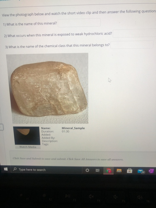 Solved View the photograph below and watch the short video | Chegg.com