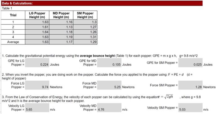 Solved Popper Procedure: 1. Clear a large surface area on | Chegg.com
