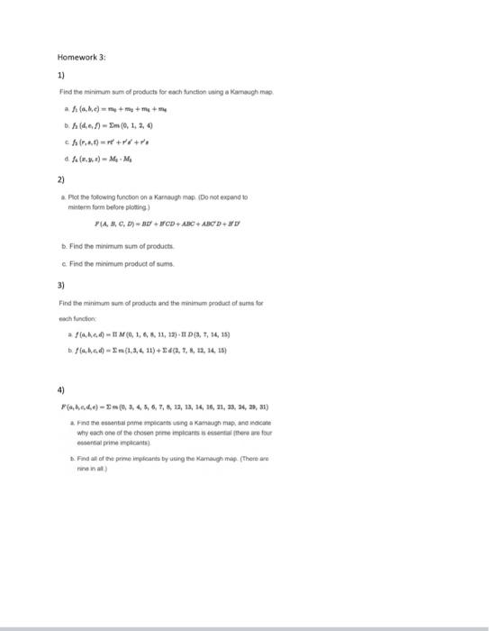 Find the minimum barn of product for each function | Chegg.com