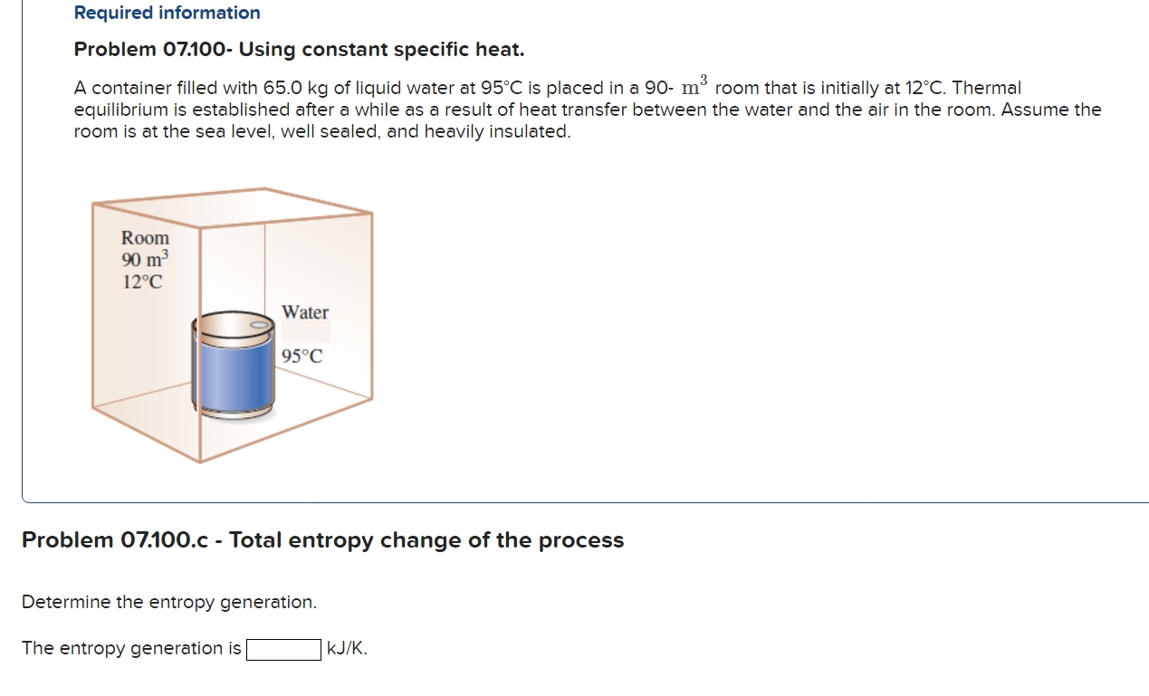 Solved by an EXPERT Required informationProblem 07.100- ﻿Using constant | Chegg.com