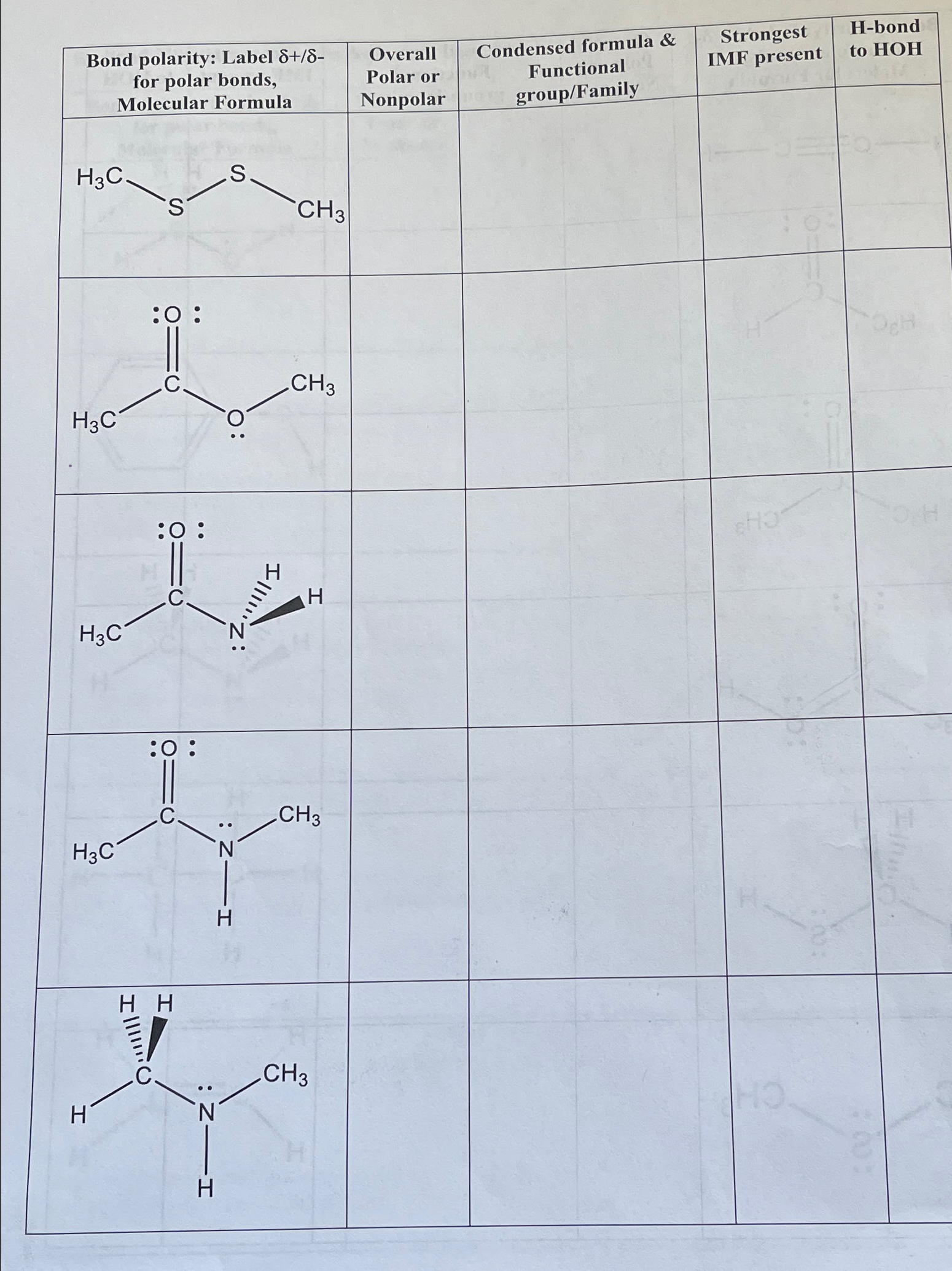 Solved Complete a table below | Chegg.com