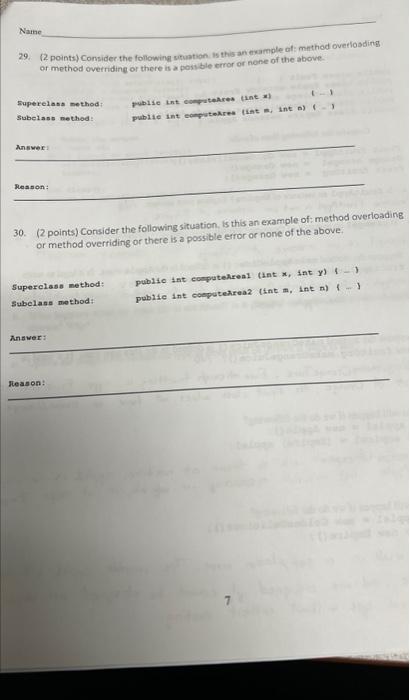 Solved 29. (2 points) Consider the following smatson is this | Chegg.com