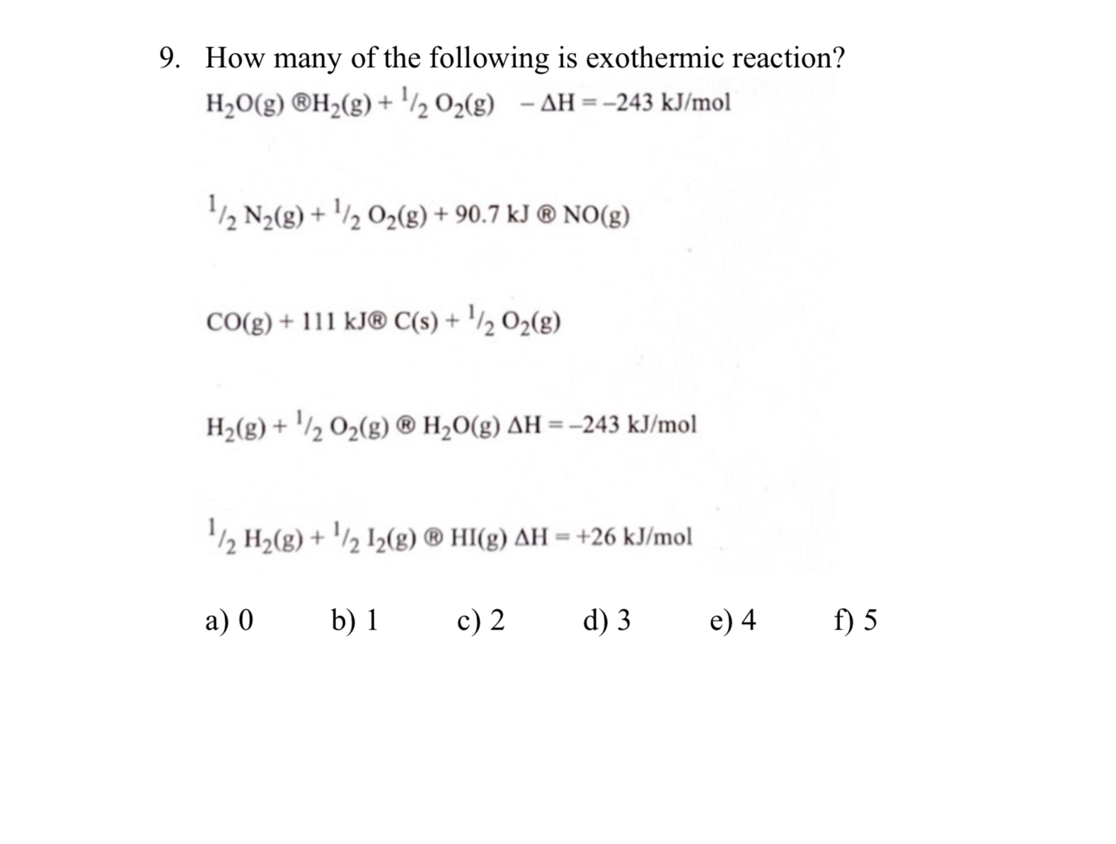 Solved a) 0b) 1c) 2d) 3e) 4f) 5 | Chegg.com