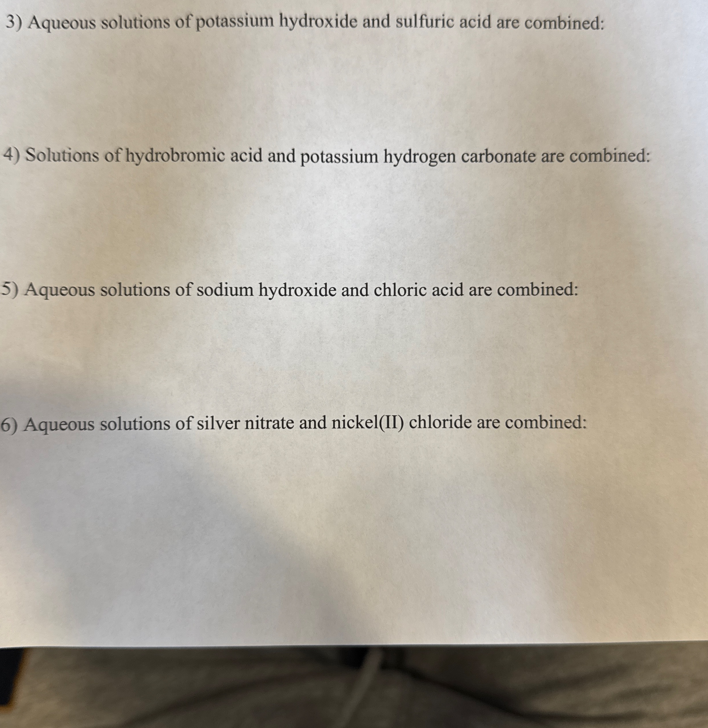 Solved Aqueous solutions of potassium hydroxide and sulfuric | Chegg.com