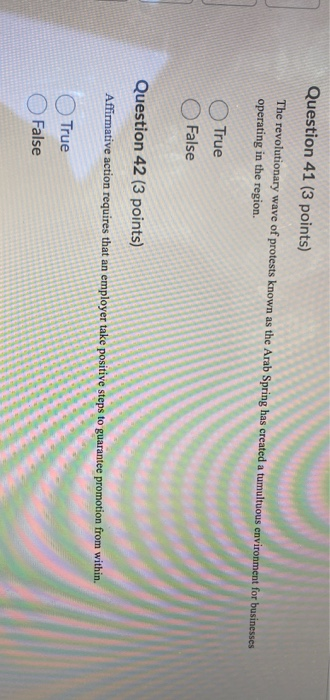 Solved Question 41 (3 points) The revolutionary wave of | Chegg.com