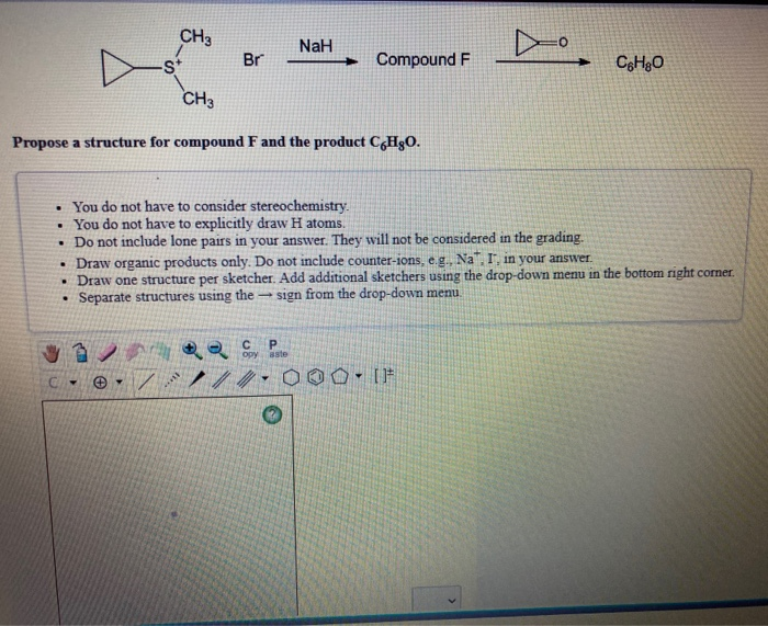 Solved CH3 NaH Br Compound F СНО CH3 Propose a structure for | Chegg.com