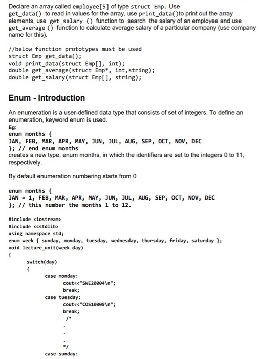 Solved Task 9.2 Use the following structure for this | Chegg.com