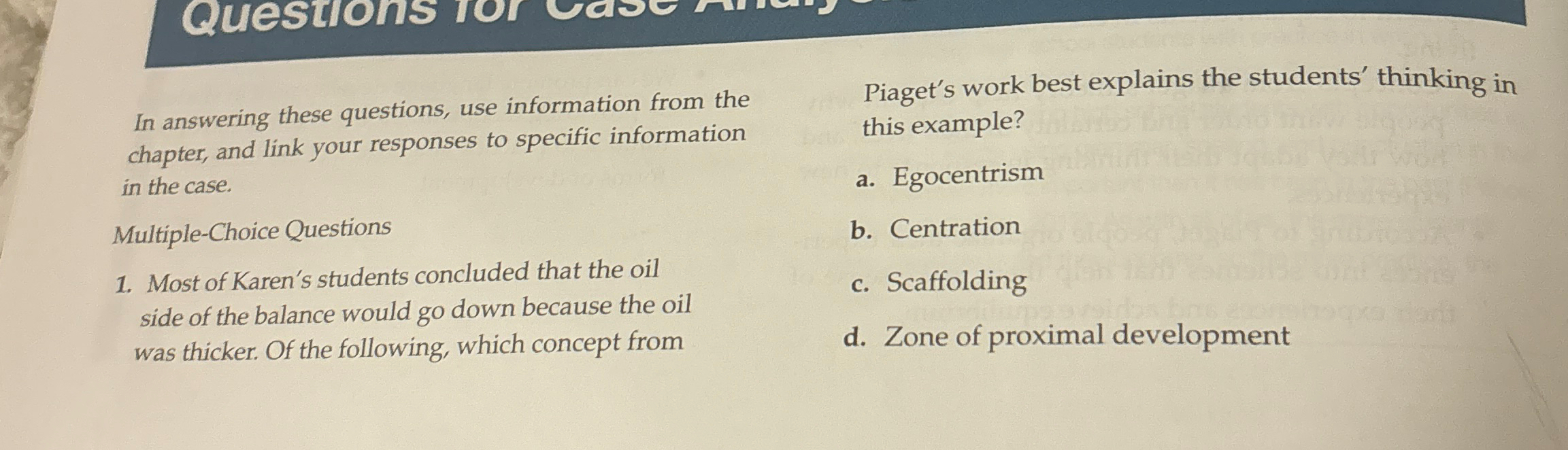 Solved Questions IOI In answering these questions, use | Chegg.com