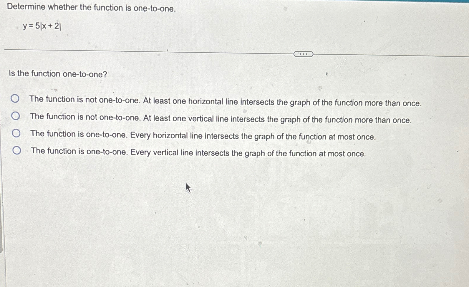 Solved Determine whether the function is | Chegg.com