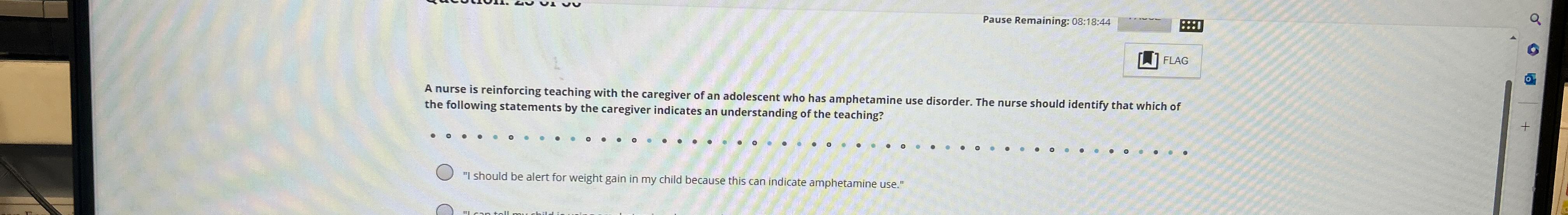 Solved A nurse is reinforcing teaching with the caregiver of | Chegg.com