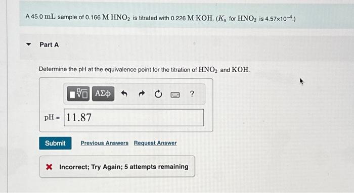 Solved Part A Calculate the ratio of CH3NH2 to CH3NH3Cl | Chegg.com