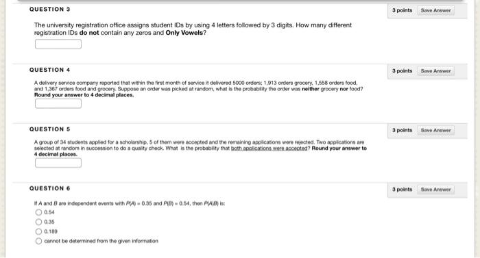 Solved The university registration office assigns student | Chegg.com