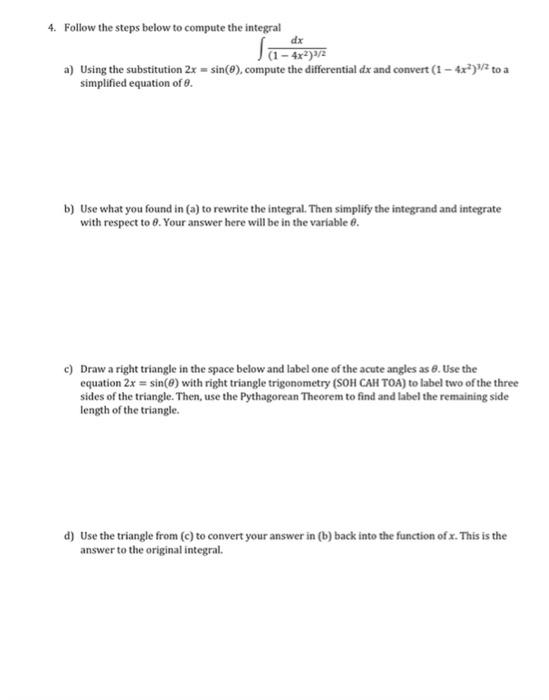 Solved Name: MAC2312 Worksheet 7.3 Trigonometric | Chegg.com